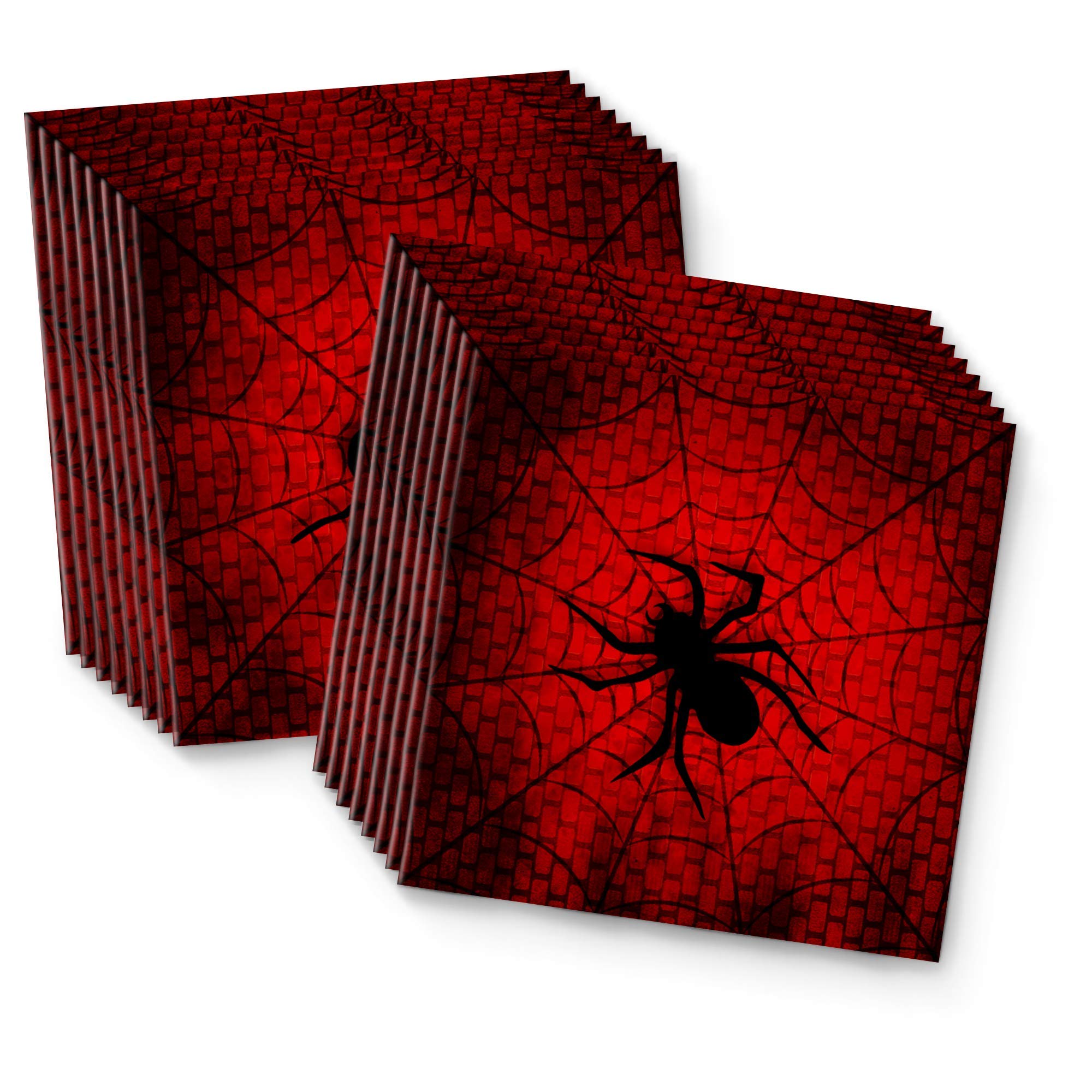 Spiderweb Birthday Party Supplies Set Plates Napkins Cups Tableware Kit for 16