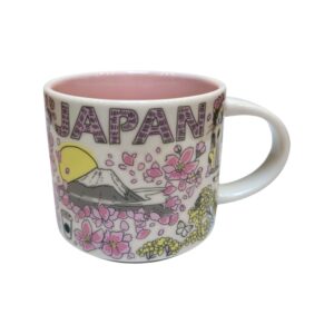 starbucks been there series japan spring 2023 ceramic coffee mug, 14 oz