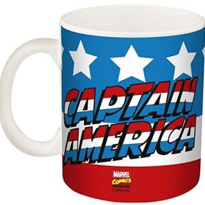 Zak Designs Marvel Comics Captain America Coffee Cup, 11 oz