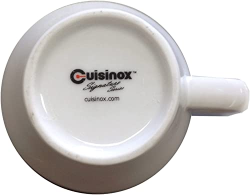 CUISINOX Cusinox White Porcelain Espresso Cup Sets for Espresso Coffee, 2 Oz