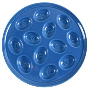 fiesta egg tray, 11-inch, lapis