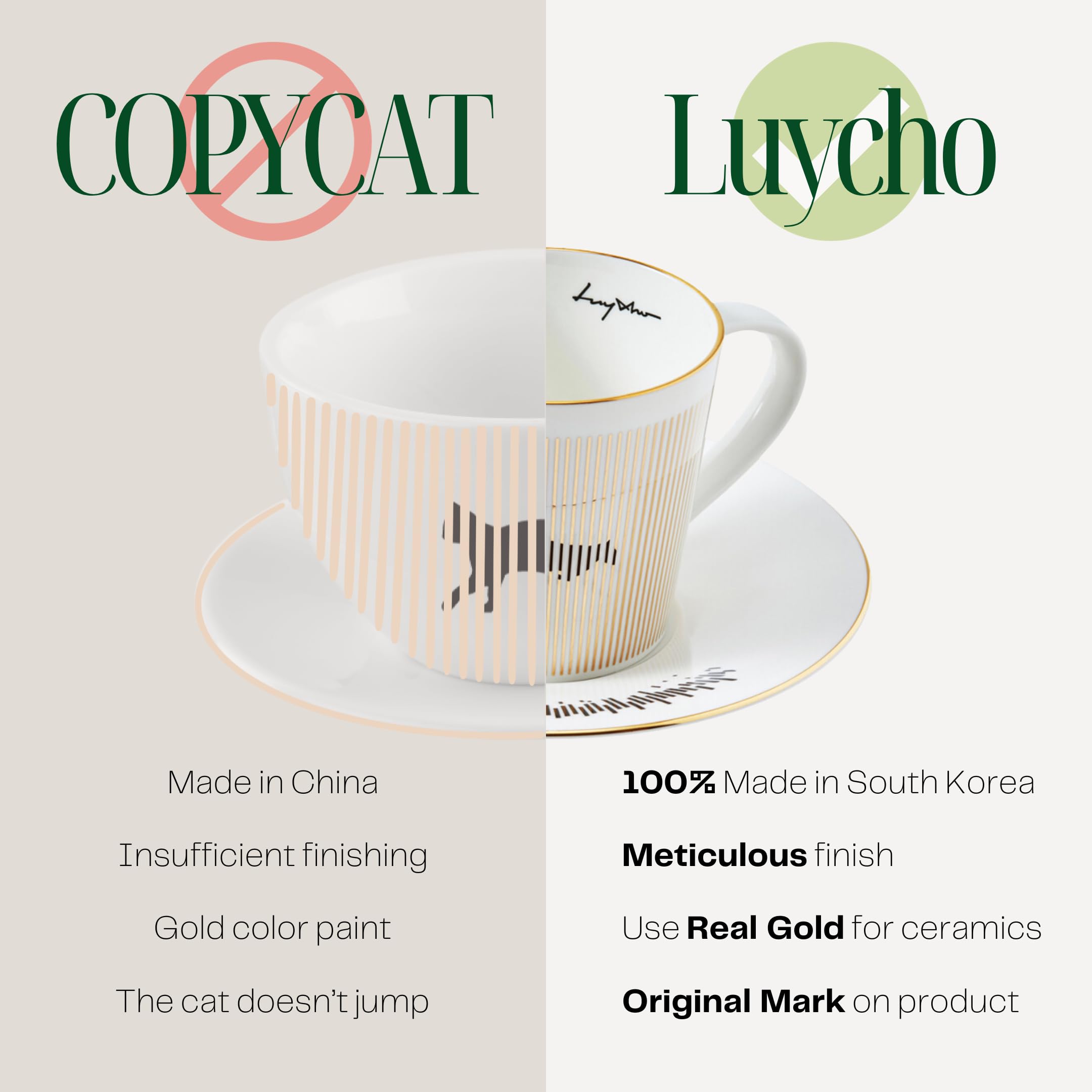 Luycho Mirror Cup Locomotion The Jumping Cat_11oz