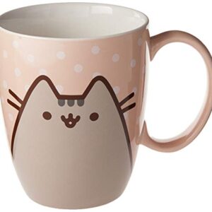 Enesco Pusheen by Our Name is Mud Polkadot Coffee Mug, 12 oz., Pink (4049392)