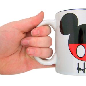 Needzo His and Hers Mickey and Minnie Couples Coffee Mug Cup, Set of 2