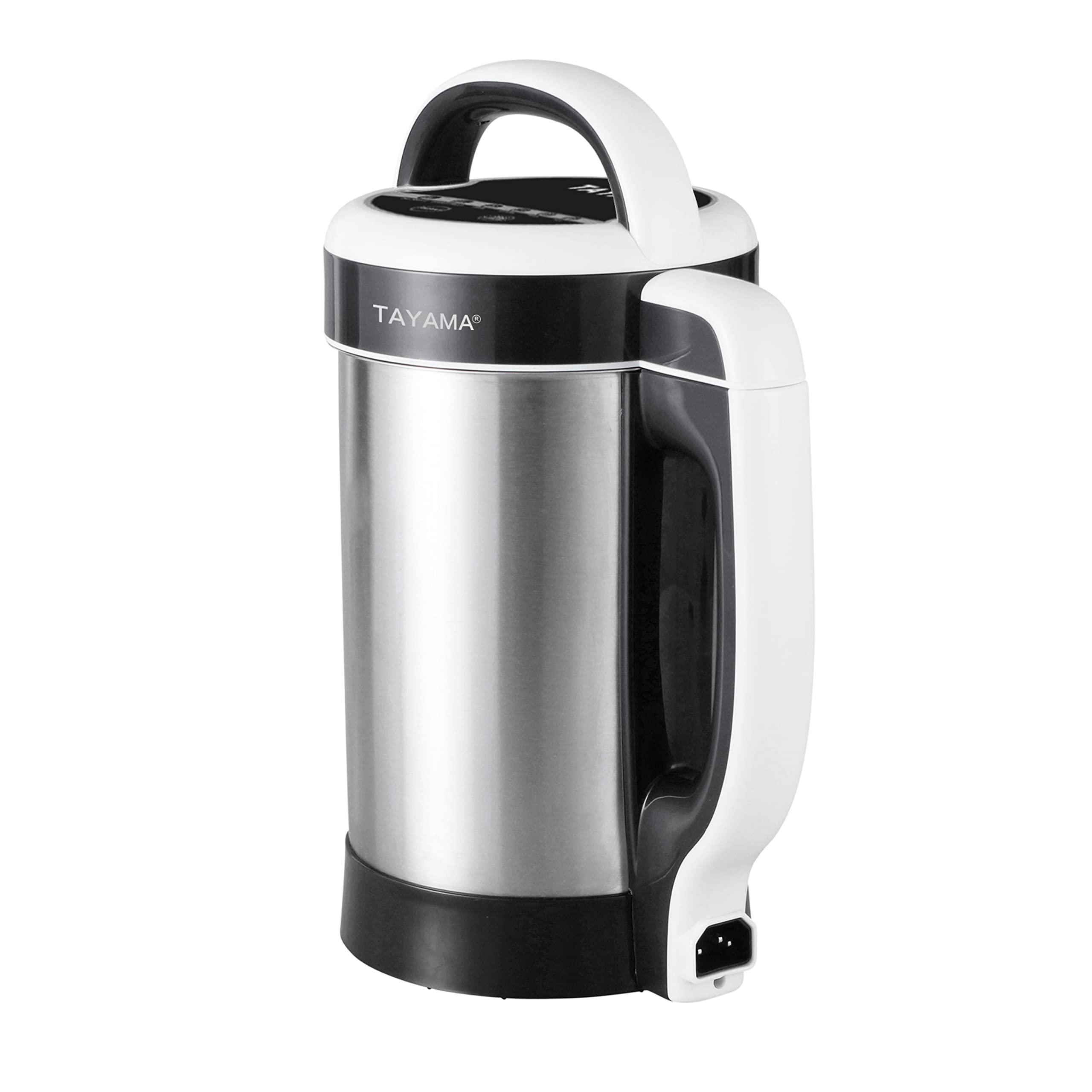 TAYAMA Multi-Functional Stainless Steel Soy and Nutmilk Maker, 1.3L, Black