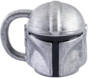 star wars the mandalorian helmet 20 oz. mug