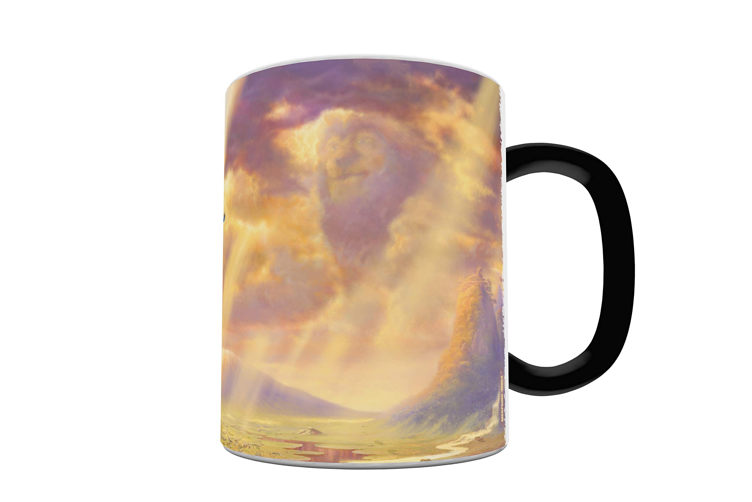 Morphing Mugs Disney - The Lion King - Presentation of Cub - Thomas Kinkade - One 11 oz Color Changing Heat Sensitive Ceramic Mug – Image Revealed When HOT Liquid Is Added!