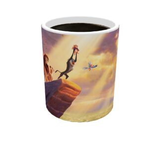 Morphing Mugs Disney - The Lion King - Presentation of Cub - Thomas Kinkade - One 11 oz Color Changing Heat Sensitive Ceramic Mug – Image Revealed When HOT Liquid Is Added!