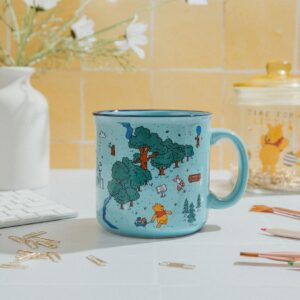 Disney Winnie the Pooh Map of the Hundred Acre Wood Ceramic Mug | Holds 20 Ounce