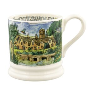 emma bridgewater boho handmade ceramic landscapes of dreams cotswolds england gift half-pint coffee and tea mug