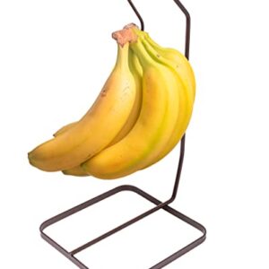 Francois et Mimi Bronze Rust-Resistant Iron Heavy-duty Banana and Headphone Holder; Fruit Tree Stand (Bronze Banana Holder)