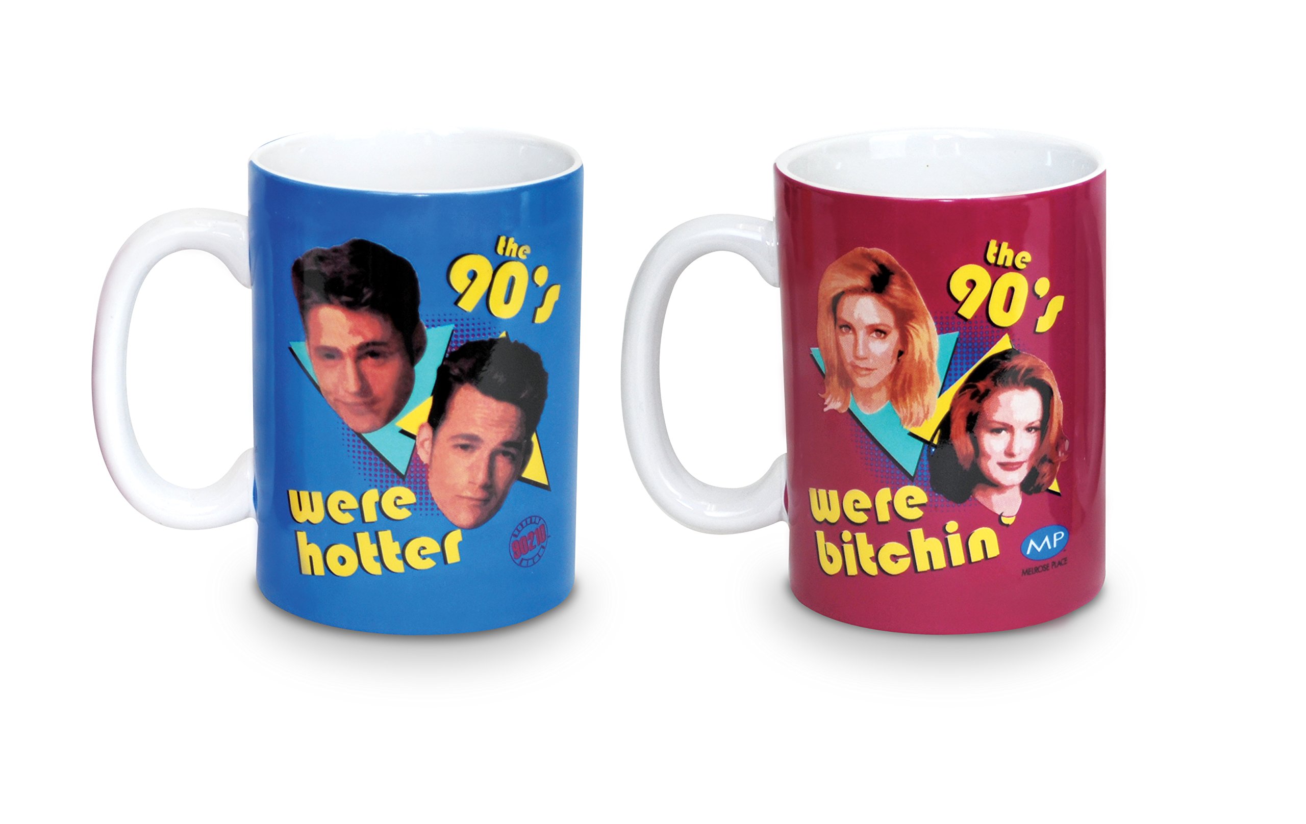 BigMouth Inc. 90210 / Melrose Place Mug Set - Set of 2!