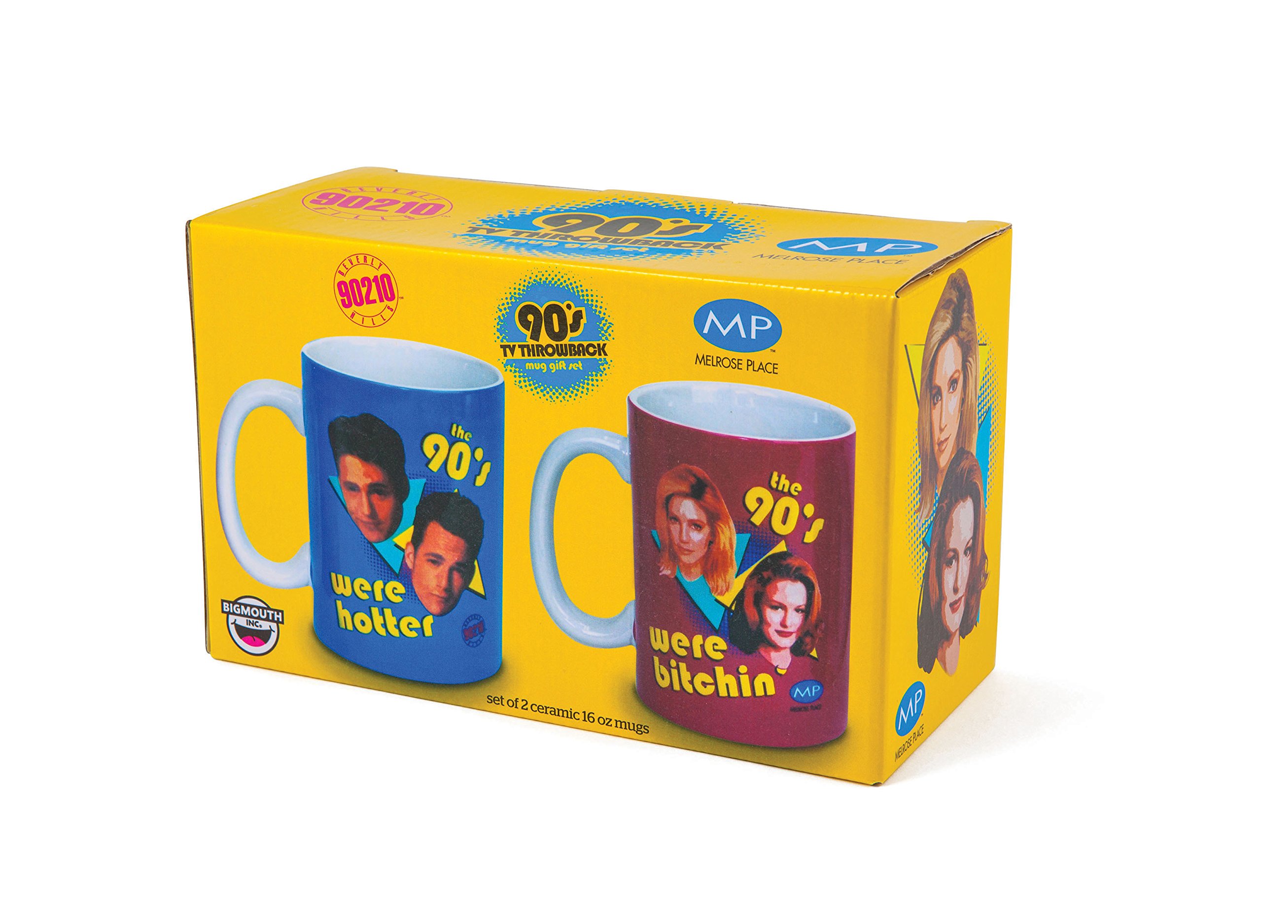 BigMouth Inc. 90210 / Melrose Place Mug Set - Set of 2!