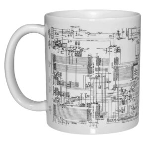 circuit diagram image coffee or tea mug