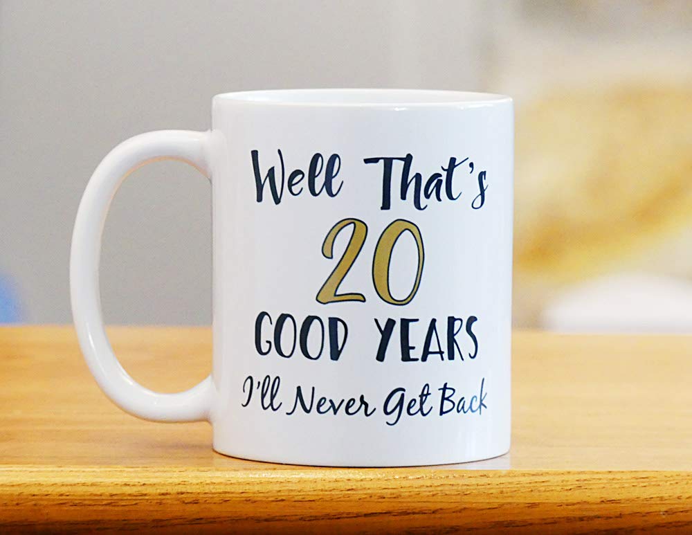 20th Work Anniversary Coffee Mug - 20 Years I'll Never Get Back