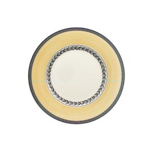 villeroy & boch audun fleur salad plate, 8.5 in, white/gray/yellow