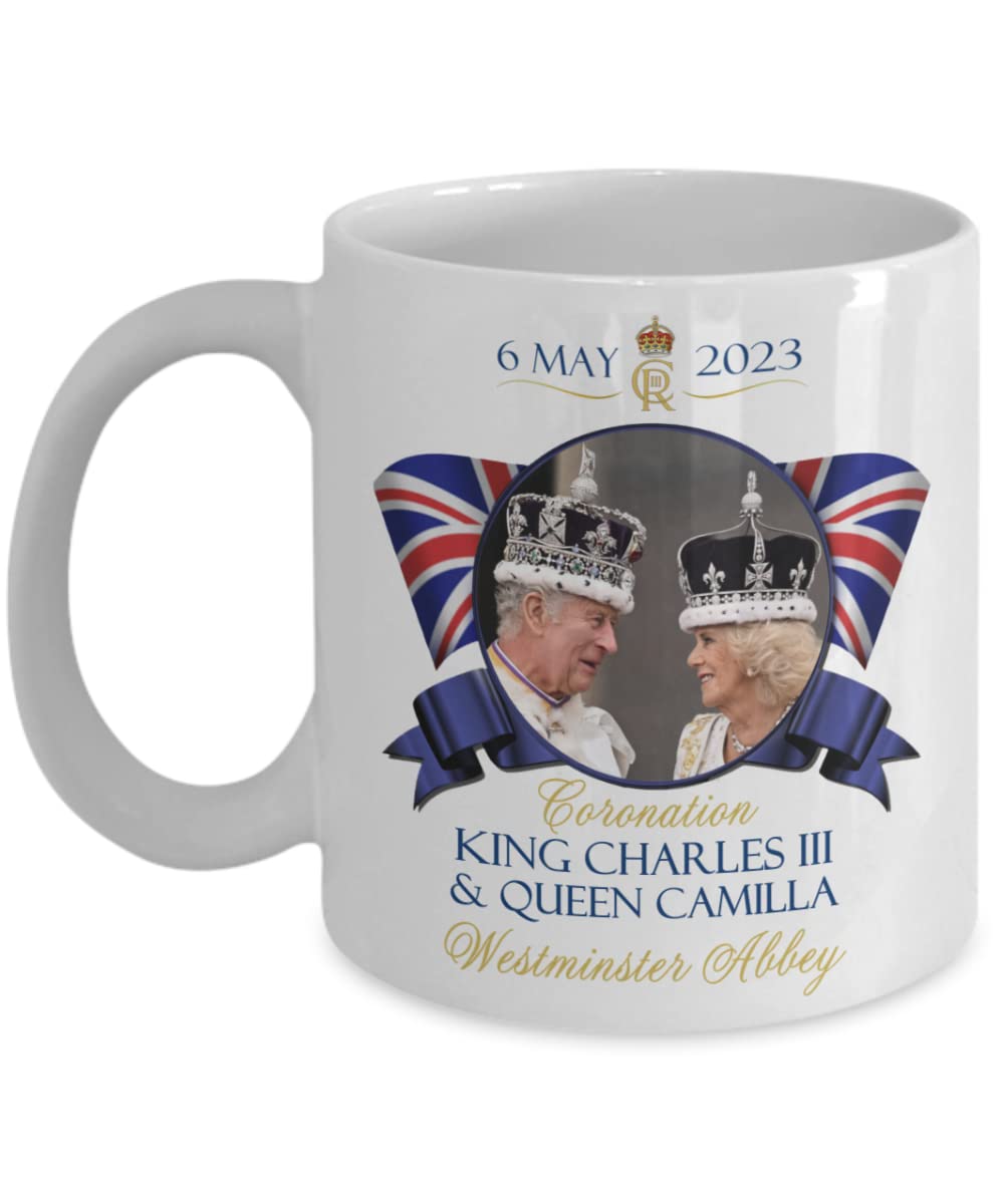 Cyber Hutt West King Charles III and Queen Camilla Coronation Commemorative Coffee Mug