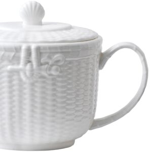 Wedgwood Nantucket Basket Teapot, 40.4 oz, White