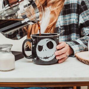 Disney The Nightmare Before Christmas Jack Face Ceramic Camper Mug | 20 Ounces