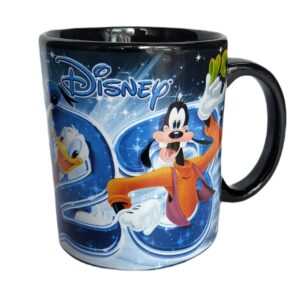 Disney Mickey Mouse and Friends 2023 Tip the Hat Black Ceramic Mug, Collectible Character Coffee Cups and Novelty Gifts for Men or Women, 11 Ounces