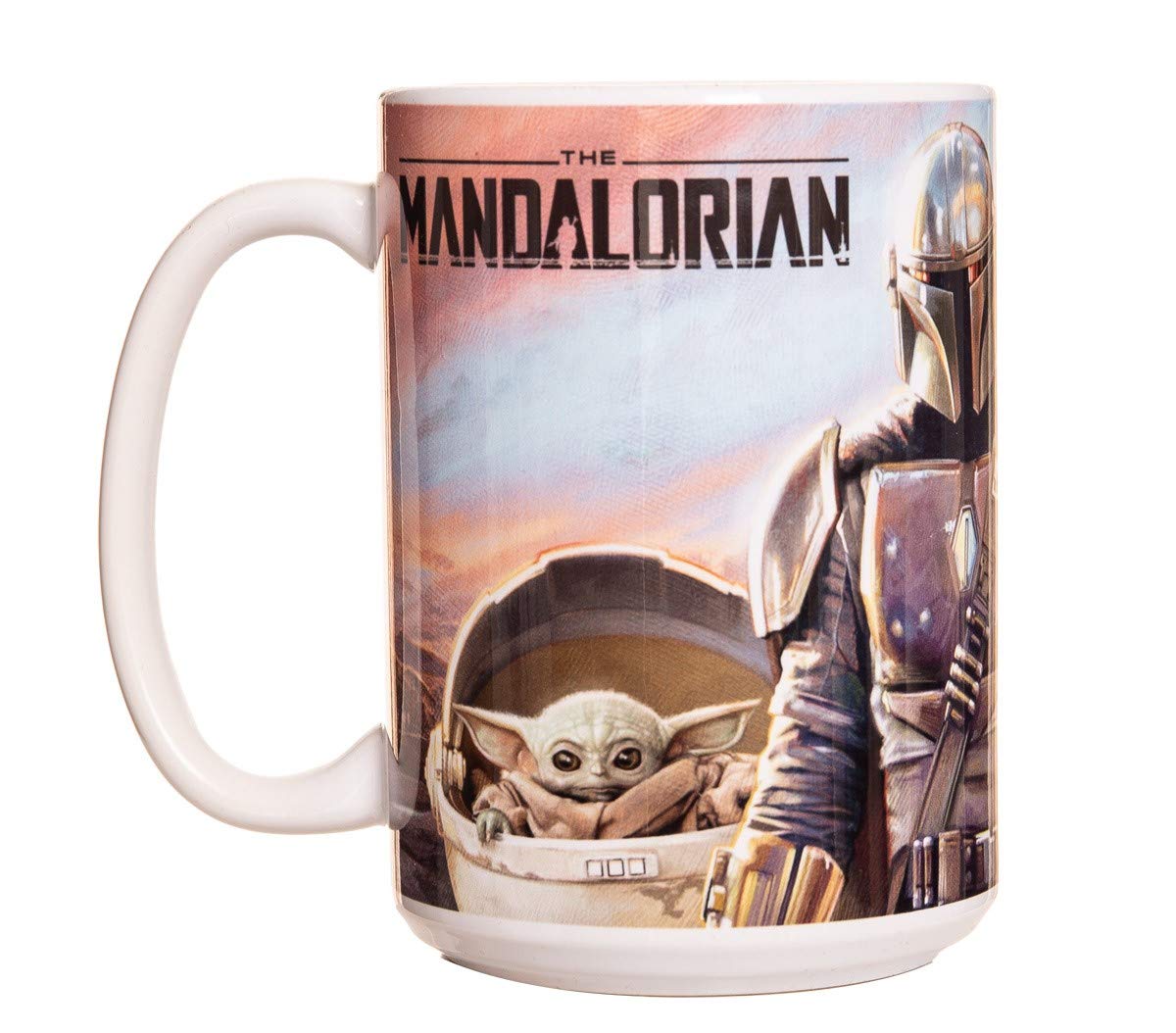 Star Wars Mandalorian The Child Ceramic Coffee Mug - Set of 2-15 oz