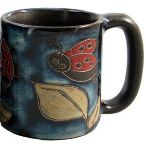 mara stoneware mug - lady bug - 16 oz