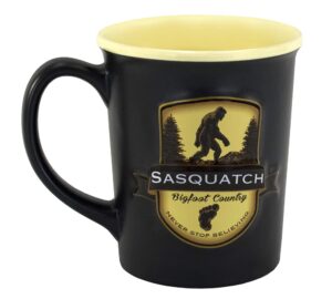 americaware 18oz big foot emblem mug