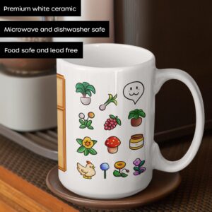 Switzer Kreations Stardew Valley Mug - Stardew Valley Gift - Stardew Valley Cup - Video Game Mug - Gamer Gift - Coffee Tea Mug - White (11 Ounces)