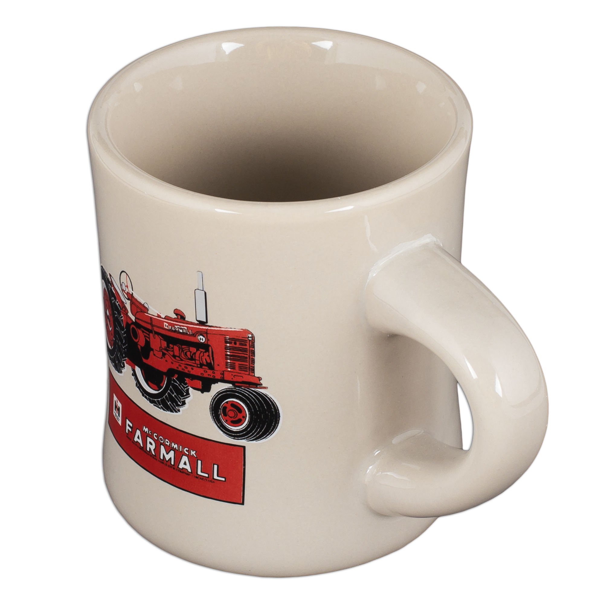 Farmall Stoneware Diner Mug (White - Red Tractor)