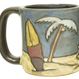 Mara Stoneware Mug - Woody Surf Wagon 16 oz - One Mug