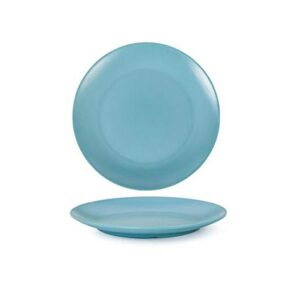 MBBITL 3-Pack Melamine Dinner Plates Dishes Set 7-inch Salad Plates Picnic Plates - Blue