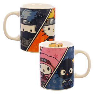 sanrio x naruto 16oz ceramic mug