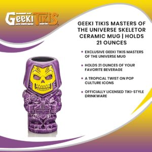 Geeki Tikis Masters of the Universe Skeletor Ceramic Mug | Holds 21 Ounces