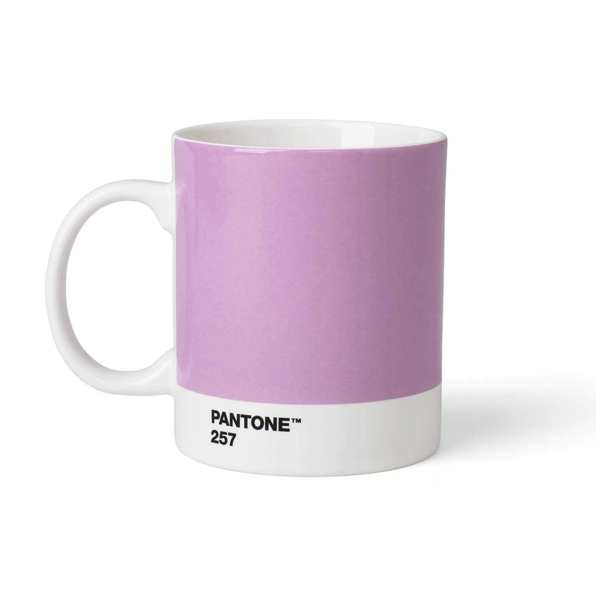 Pantone Porcelain Mugs 375 ml, Porcelain, Light Purple 257, 8.4 x 8.4 x 12.1 cm, 101030257