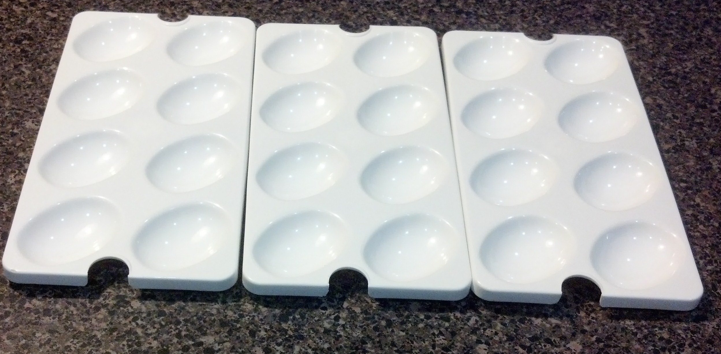 Tupperware Deviled Egg Trays or Inserts for Deli Keeper