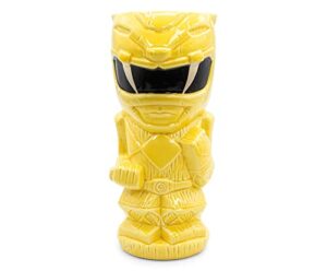 geeki tikis power rangers yellow ranger ceramic mug | holds 15 ounces