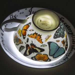 Tea Cups London Cup & Saucer Butterfly, 210 ml (7 fl oz)