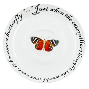 Tea Cups London Cup & Saucer Butterfly, 210 ml (7 fl oz)