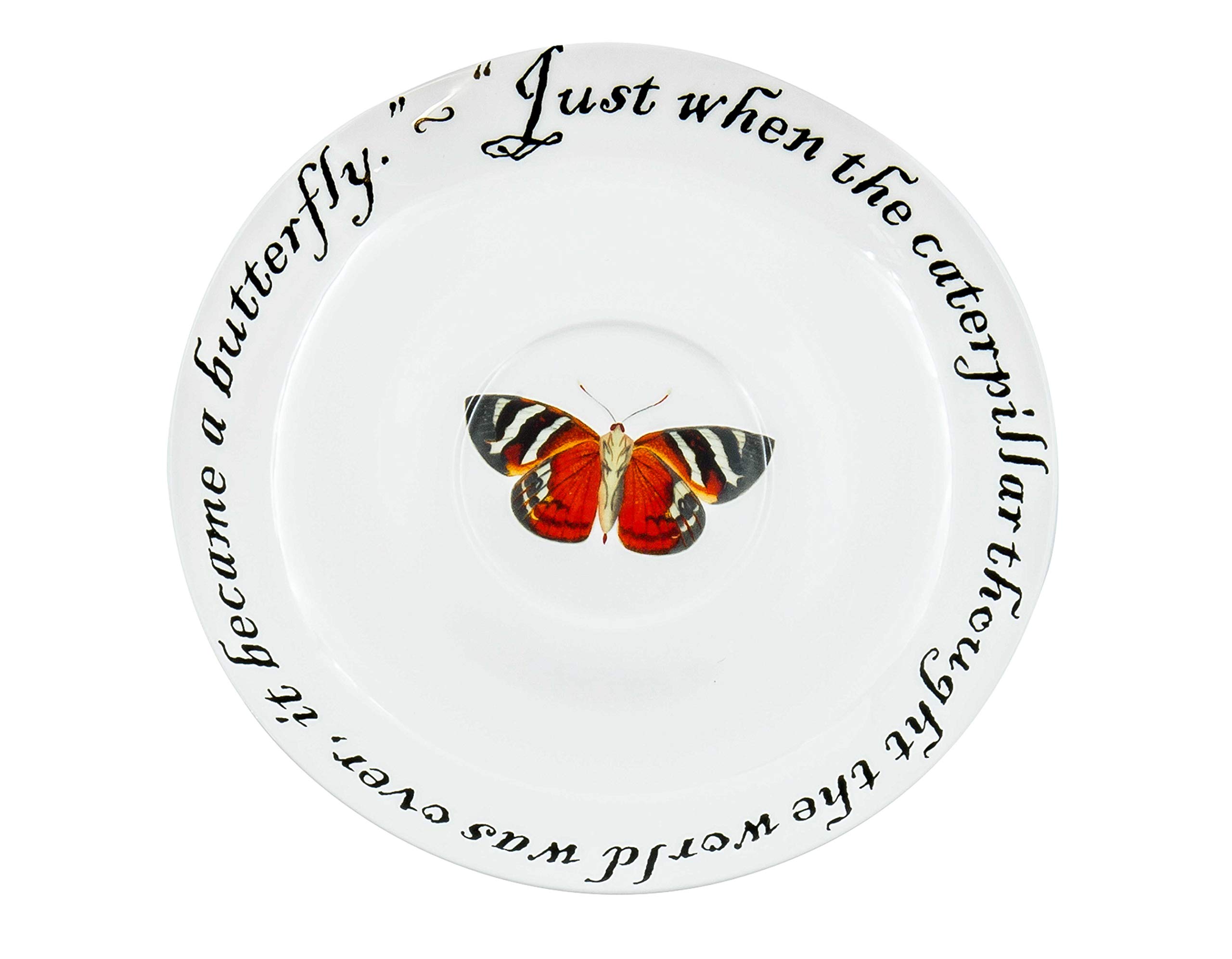 Tea Cups London Cup & Saucer Butterfly, 210 ml (7 fl oz)