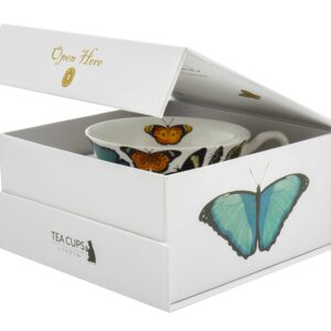 Tea Cups London Cup & Saucer Butterfly, 210 ml (7 fl oz)