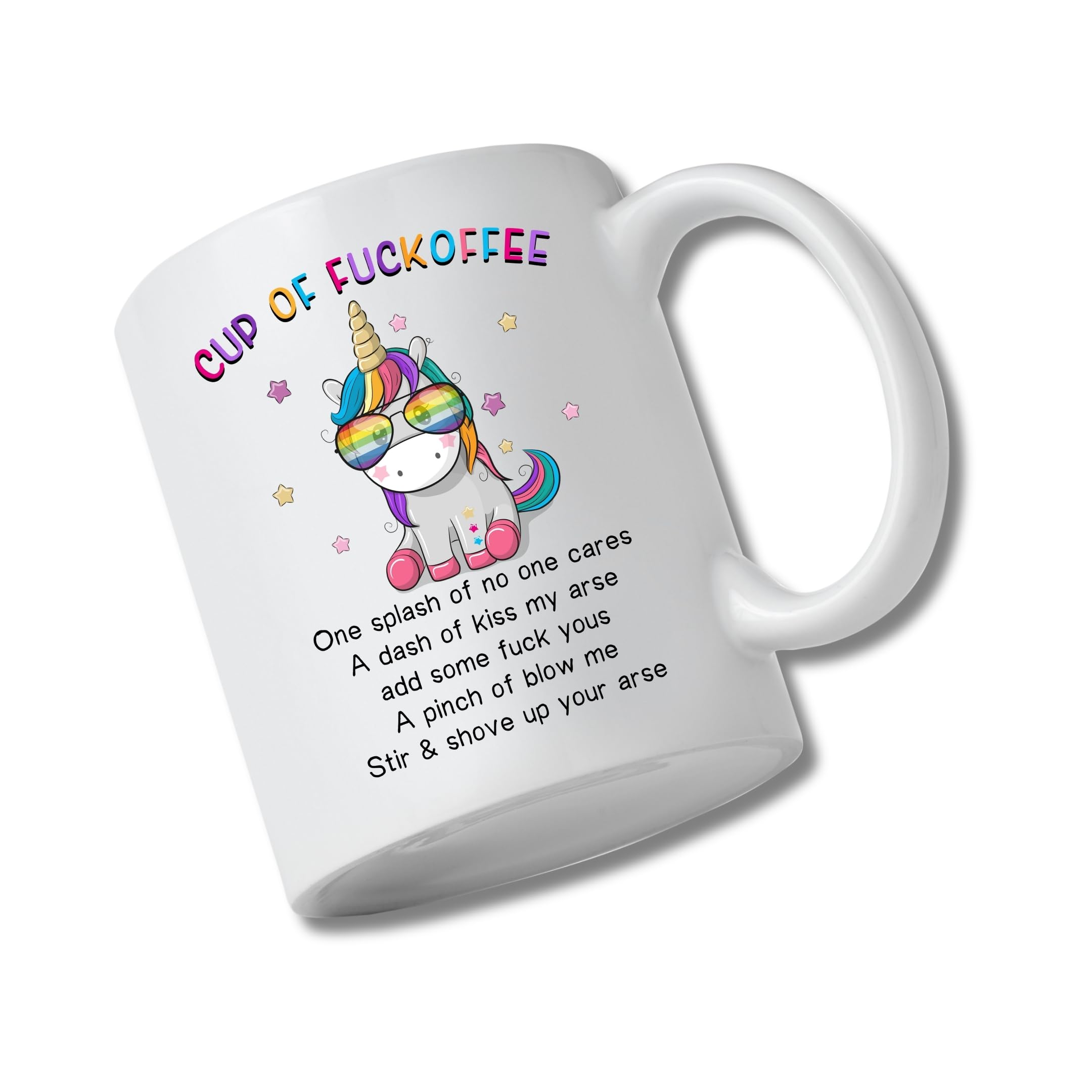 Cup of Fuckoffee Funny Unicorn Adult 11oz Coffee Mug