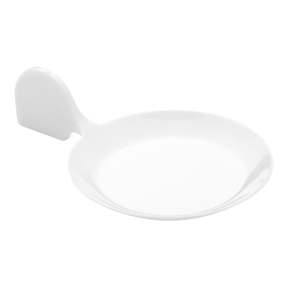 Restaurantware 3.7 x 2.5 Inch Dessert Plates 100 Small Cocktail Plates - Unique Fish-Shaped White Plastic Disposable Appetizer Plates Holds Entrees For Weddings Or Birthday Parties