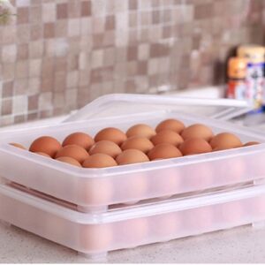 Two Bros. Repellent NOVIIML Insect d Egg Tray, Stackable Egg Holders Trays Refrigerator Organizer Bins with Garden Sculpture Outdoor Decoration