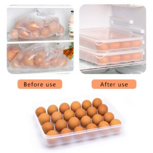 Two Bros. Repellent NOVIIML Insect d Egg Tray, Stackable Egg Holders Trays Refrigerator Organizer Bins with Garden Sculpture Outdoor Decoration