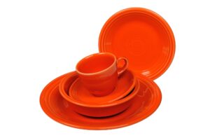 fiesta 5-piece place setting, poppy