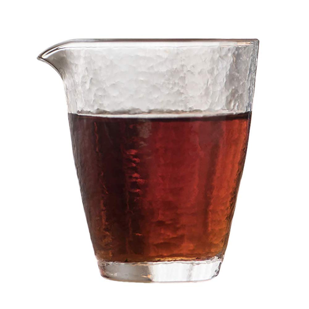 WENSHUO Sharing Glass Tea Cup, Tea Fair Cup, the Charming Surface, Premium Lead-Free (Classic)