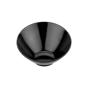 g.e.t. b-792-bk angled cascading serving bowl for salads, rice and dessert, 24 ounce / 9.25", black