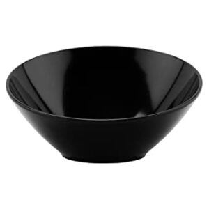 G.E.T. B-792-BK Angled Cascading Serving Bowl for Salads, Rice and Dessert, 24 Ounce / 9.25", Black