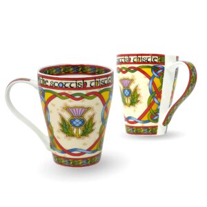 royal tara the set of 2 scottish thistle celtic mug