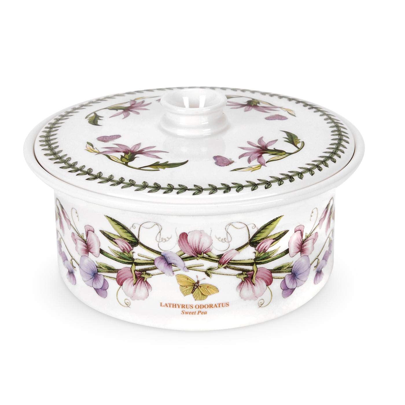 Portmeirion Botanic Garden Collection | 3 Piece Completer Set | 11-Inch Baking Dish, 3-Pint Casserole Dish, 15-Inch Oval Serving Dish | Made from Porcelain | Dishwasher and Oven Safe